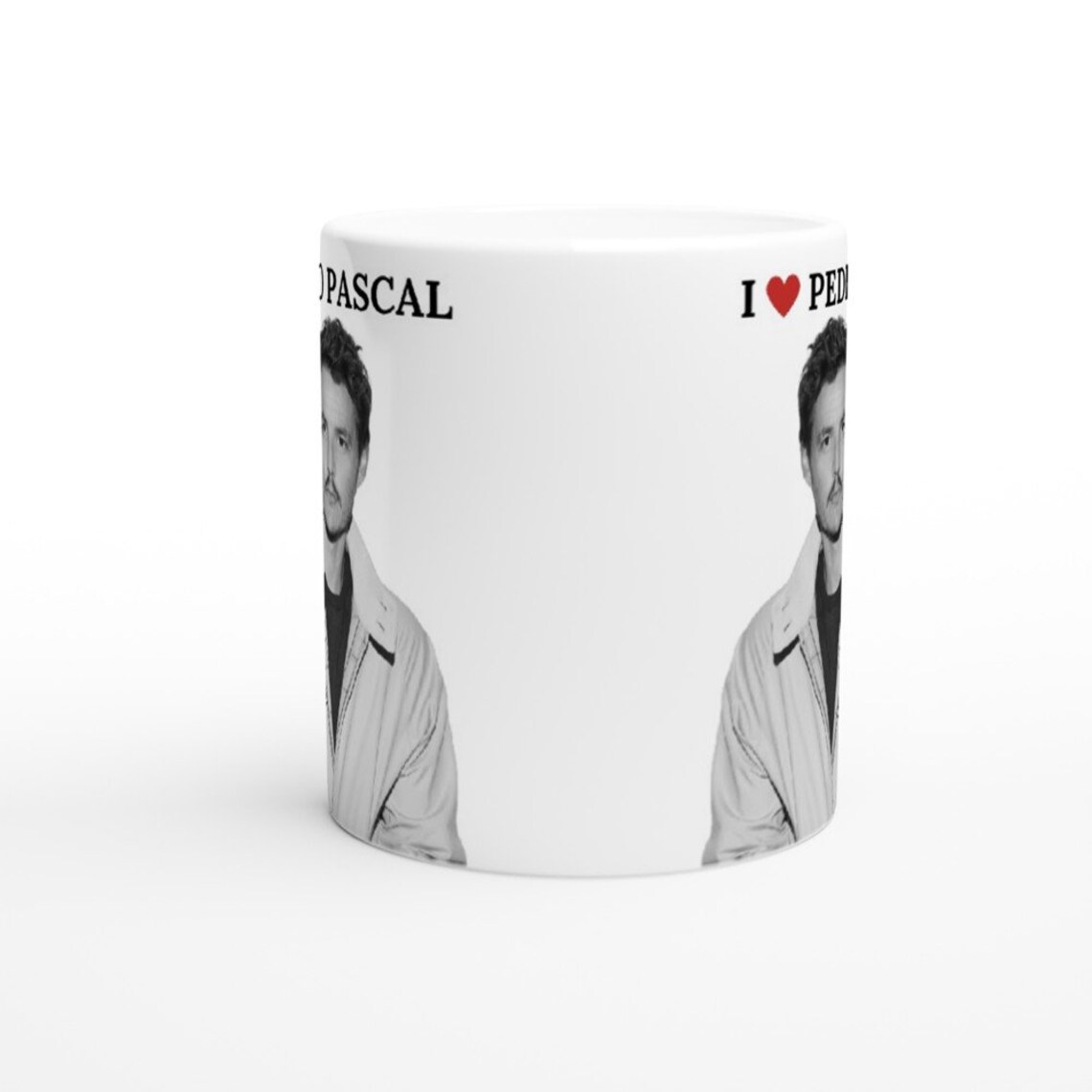 I Heart Pedro Pascal, I Love Pedro Pascal, Pedro Pascal Mug, Gift for ...