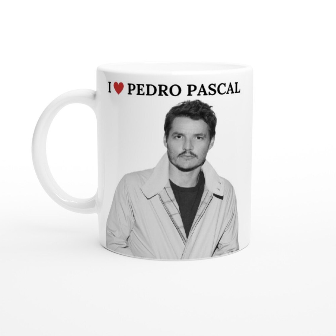 I Heart Pedro Pascal, I Love Pedro Pascal, Pedro Pascal Mug, Gift for ...