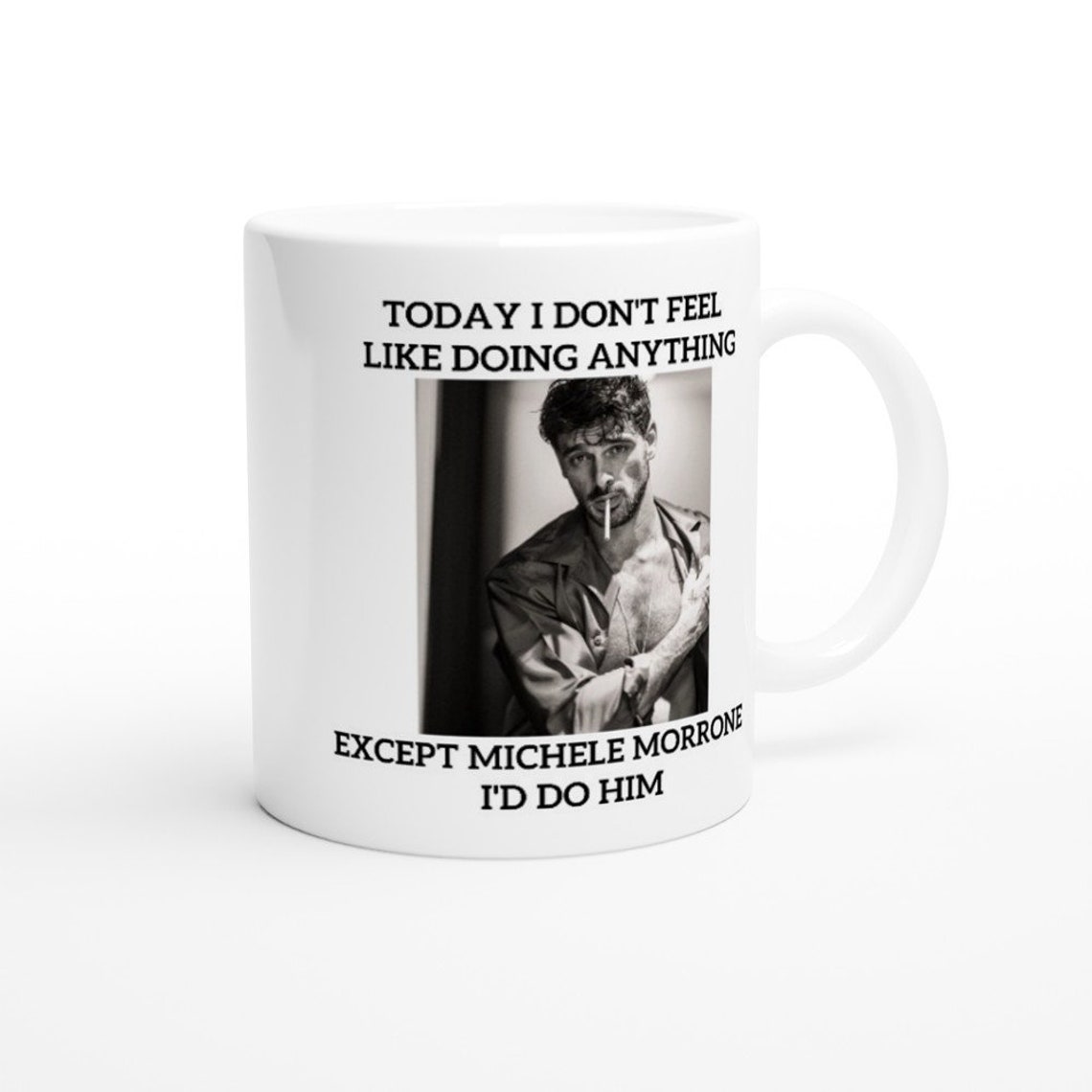 Michele Morrone Mug, Celebrity Fan Mug, Michele Morrone Mug, Gift for ...