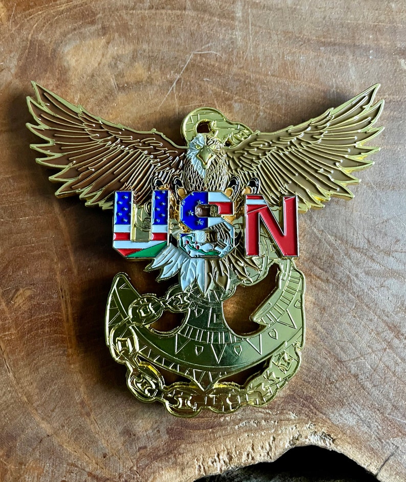 ALV Designs Navy Chief Challenge Coin - Etsy