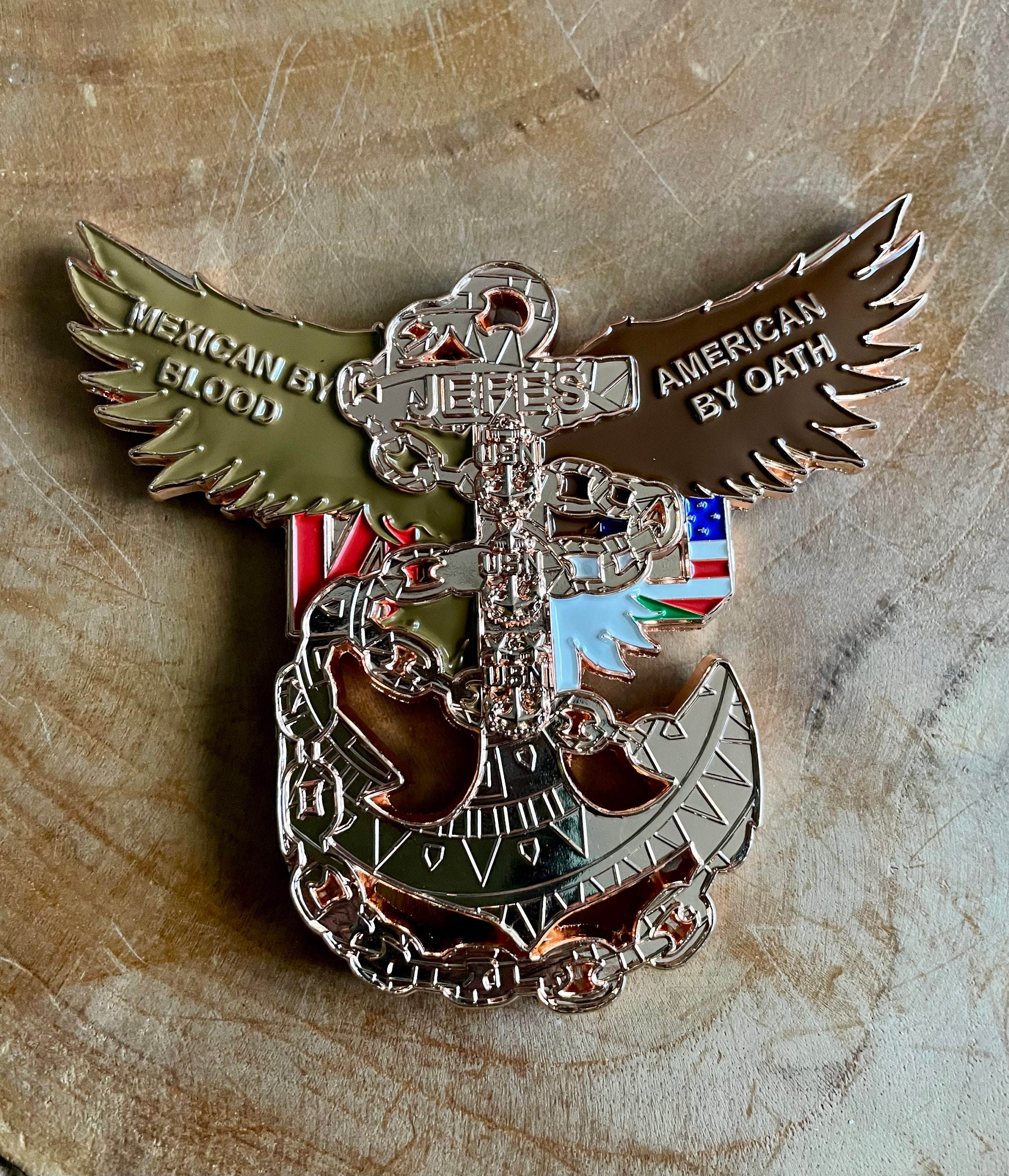 ALV Designs Navy Chief Challenge Coin - Etsy