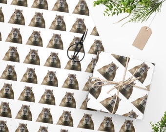 Capybara Wrapping Paper - Etsy