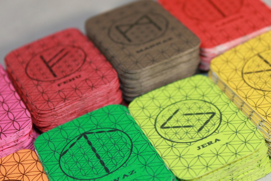 Miniature Rune Oracle. Elemental Rune Oracle. Random Colour - Etsy