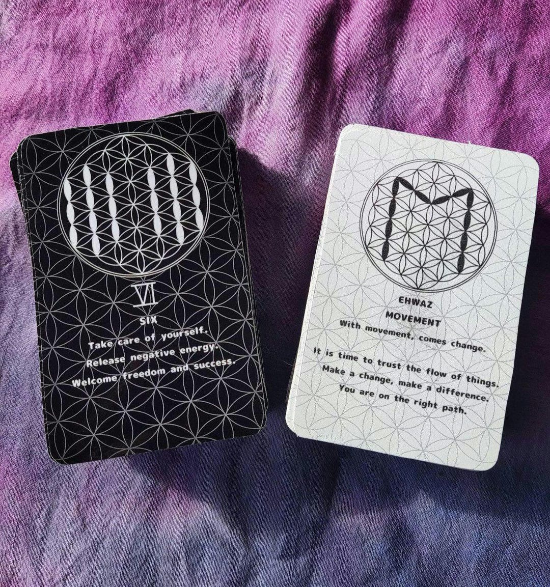 The Elemental Rune Oracle Deck. Hand Made Oracle Deck. Hand Made Tarot ...