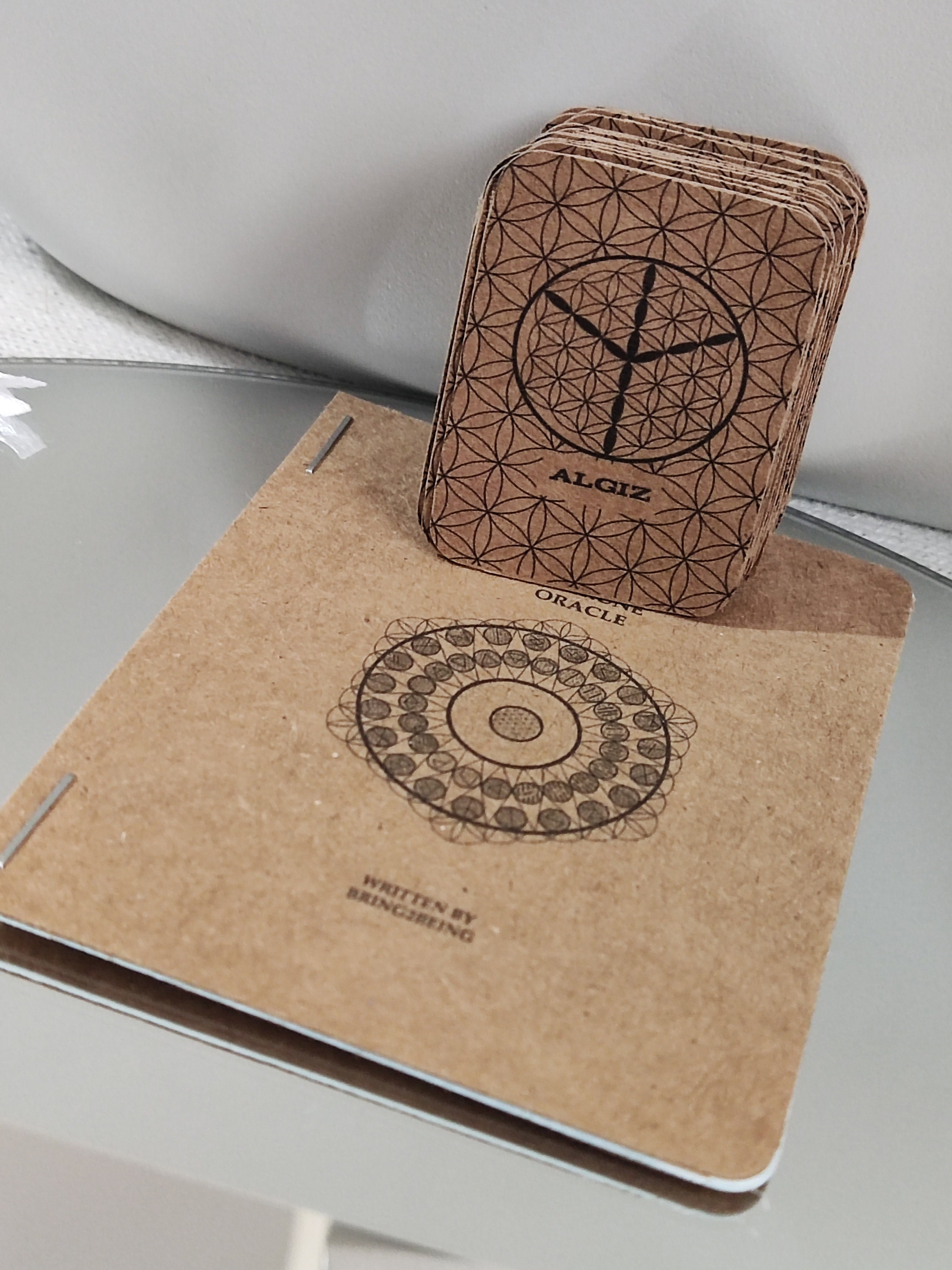 Miniature Rune Oracle. Elemental Rune Oracle. Harvest Brown - Etsy