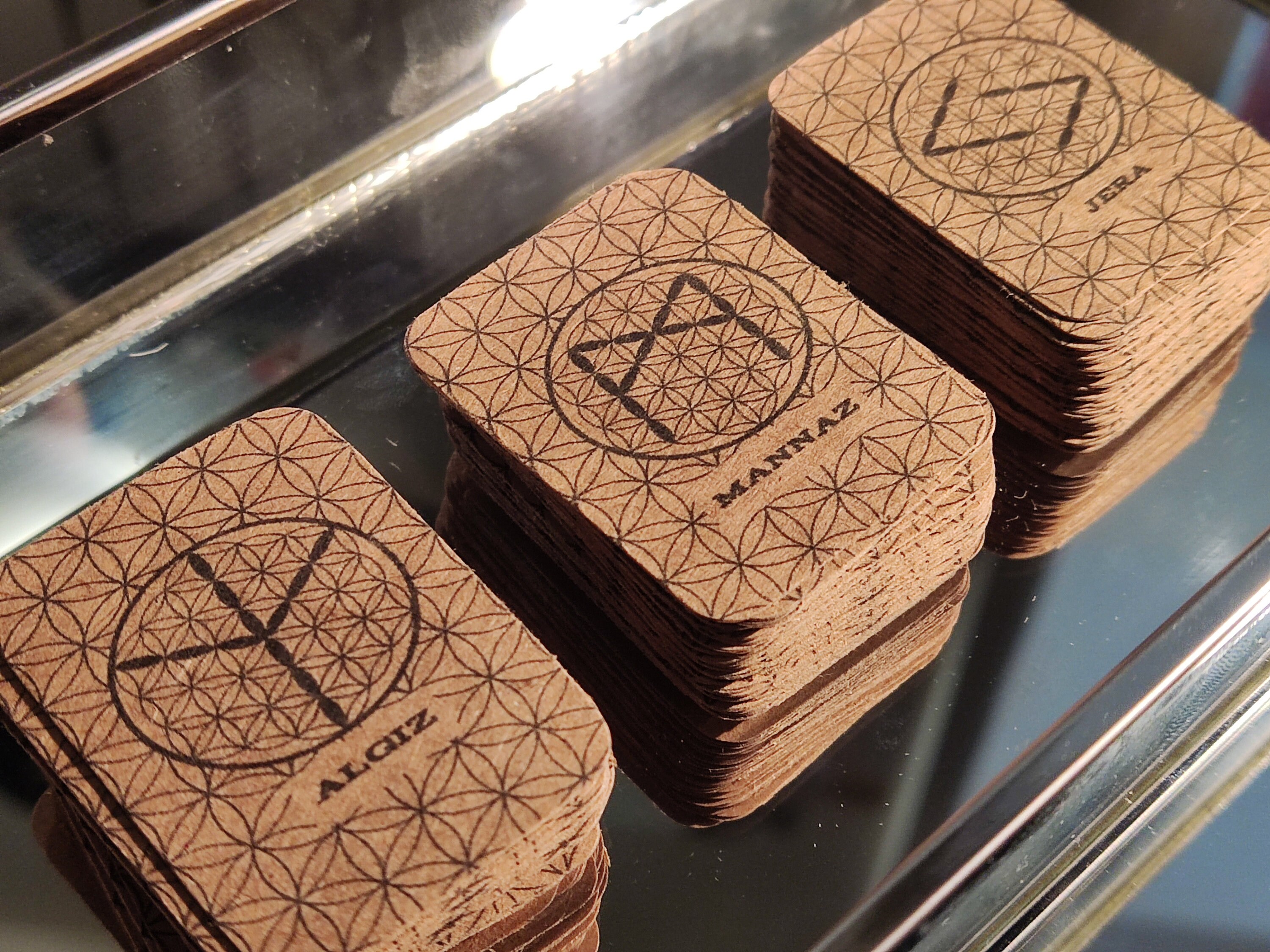 Miniature Rune Oracle. Elemental Rune Oracle. Harvest Brown - Etsy