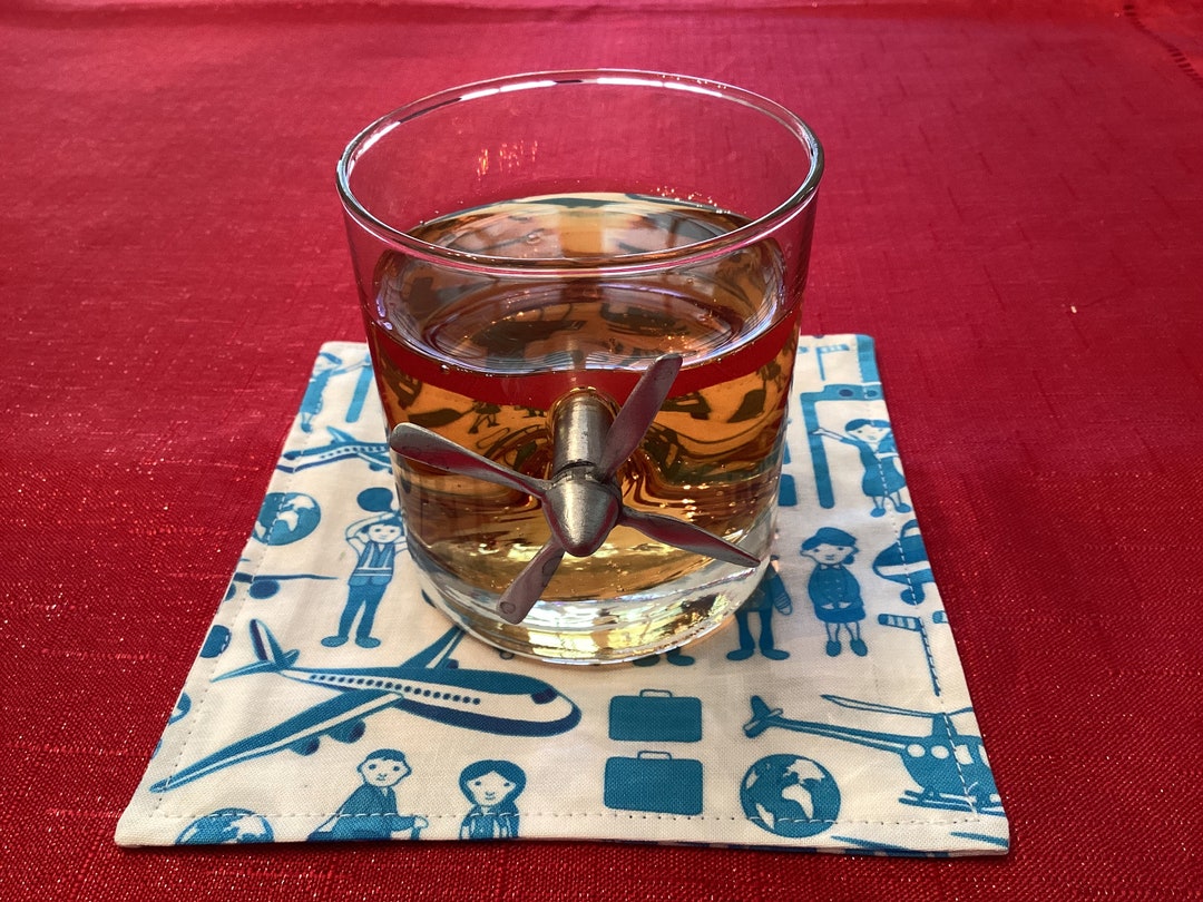 Airline Cotton Cloth Cocktail Napkins, Set of 6 - Etsy