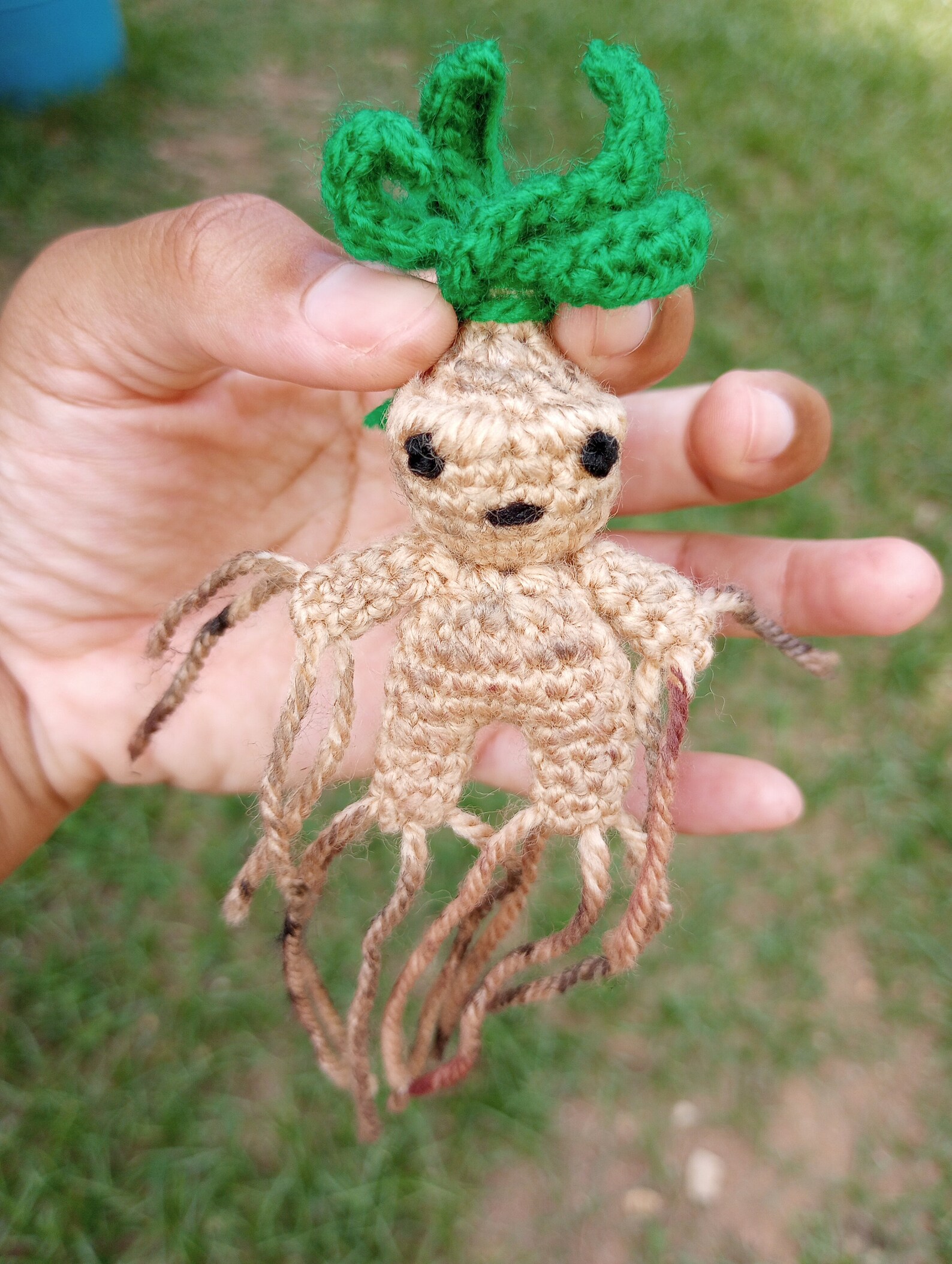 Mandragora Crochet Doll Mandrake Amigurumi Witch Altar - Etsy