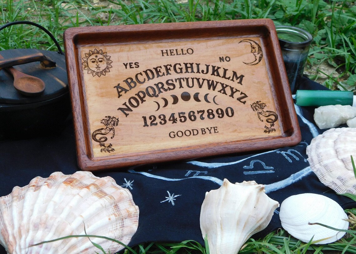 Wooden Spirit Board Witch Tray Halloween Spooky Season Halloween Tray ...