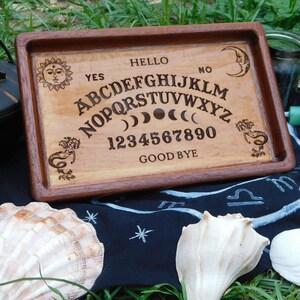 Wooden Spirit Board Witch Tray Halloween Spooky Season Halloween Tray ...