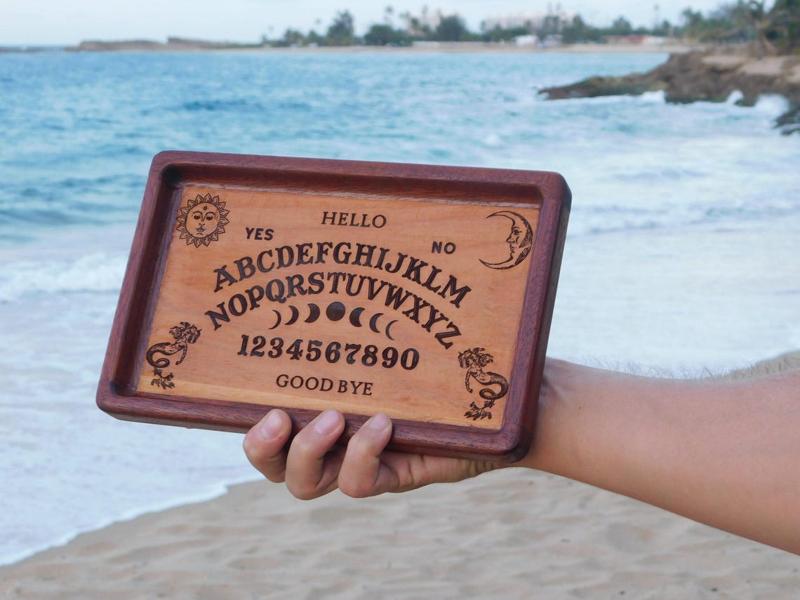 Wooden Spirit Board Witch Tray Halloween Spooky Season Halloween Tray ...