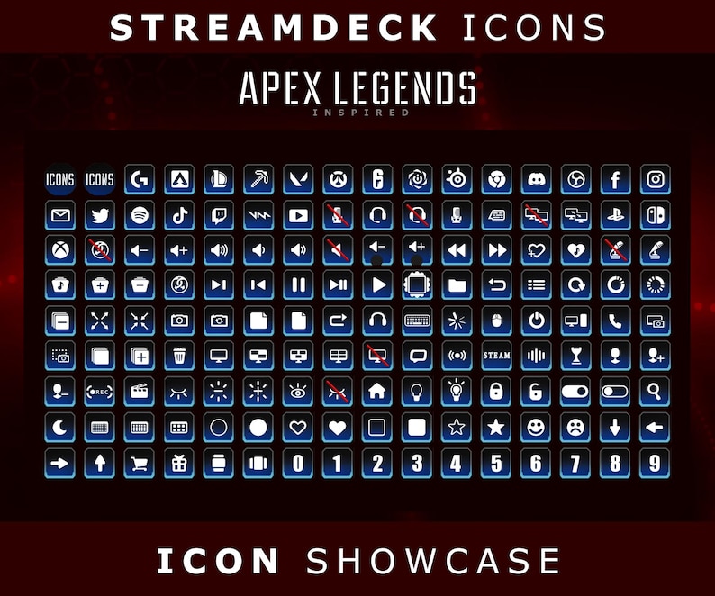Streamdeck Icons Apex Legends [~ 710 Icons!!] [inspired by Apex Legends ...