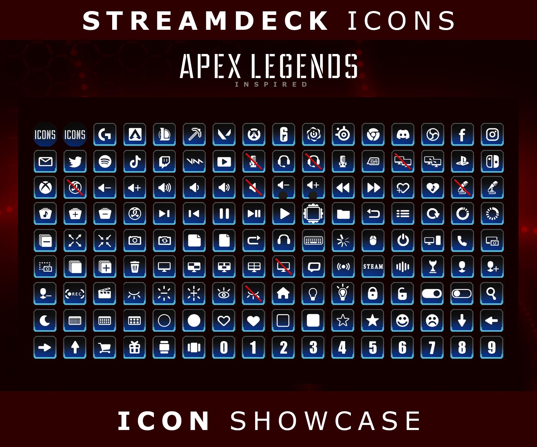 Streamdeck Icons Apex Legends [~ 710 Icons!!] [inspired by Apex Legends ...