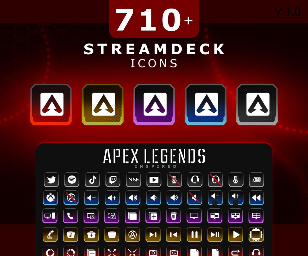Streamdeck Icons Apex Legends [~ 710 Icons!!] [inspired by Apex Legends ...