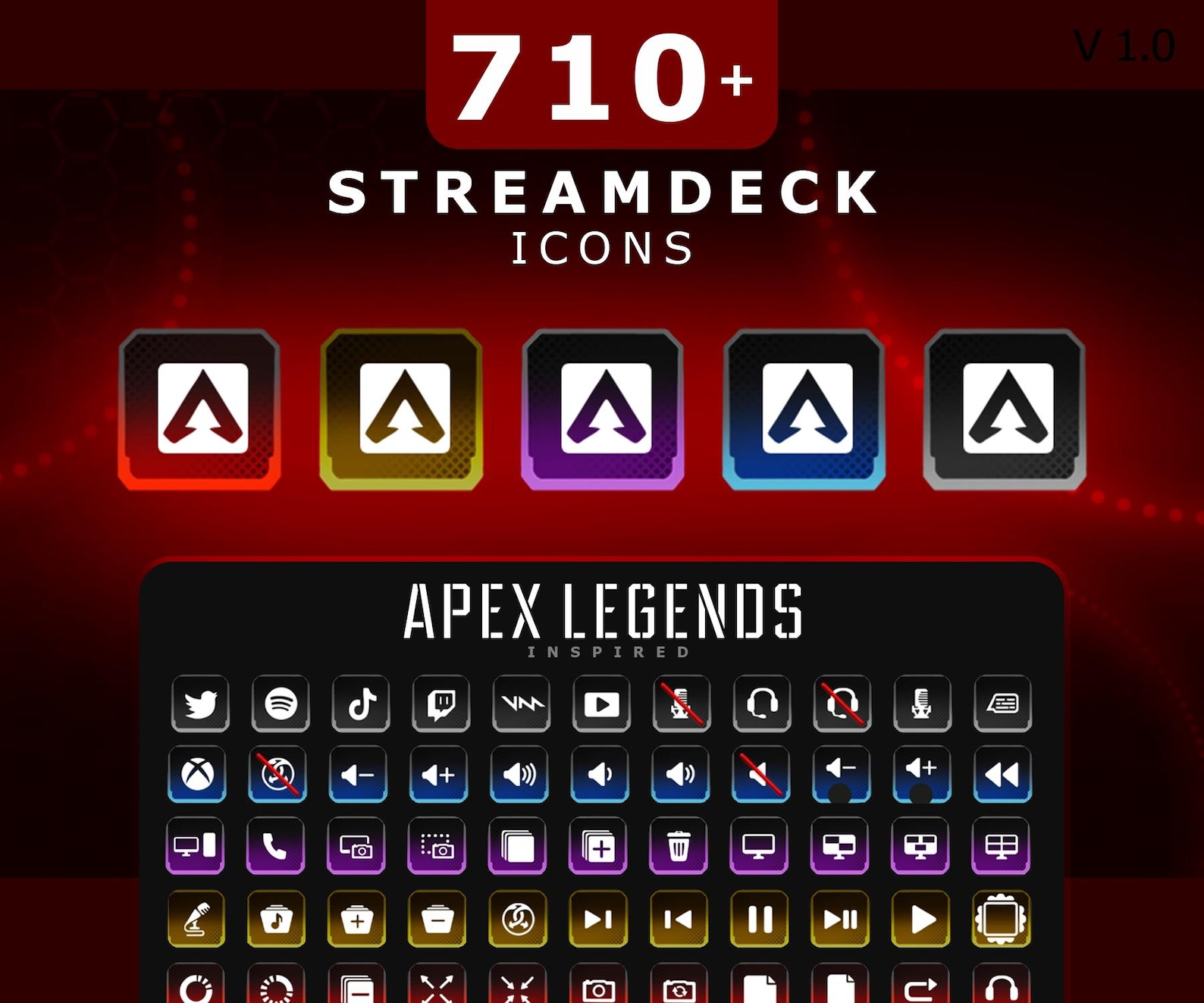 Streamdeck Icons Apex Legends [~ 710 Icons!!] [inspired by Apex Legends ...