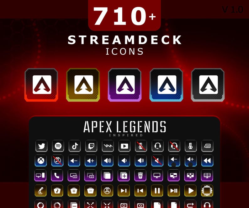 Streamdeck Icons Apex Legends [~ 710 Icons!!] [inspired by Apex Legends ...