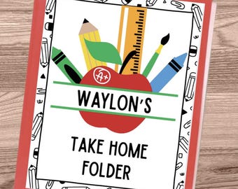 School Folder Covers / Teacher Templates / Teacher Printable / Student ...