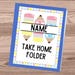 Student Take Home Folder Cover (pastel Pencil Theme) - Etsy