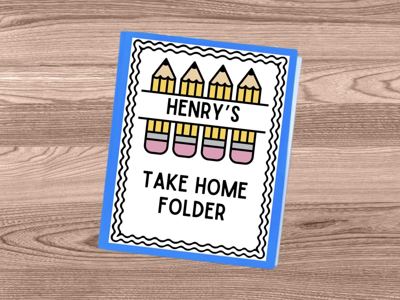 Student Take Home Folder Covers - Etsy