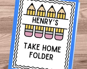 School Folder Covers / Teacher Templates / Teacher Printable / Student ...