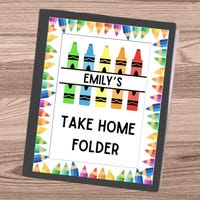 Student Take Home Folder - Etsy