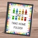 Student Take Home Folder Cover Crayon Theme - Etsy