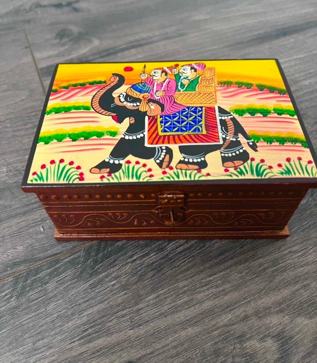 Wooden Box ,indian Wooden Box, Indian Favor Box, Wooden Jewelry Box ...