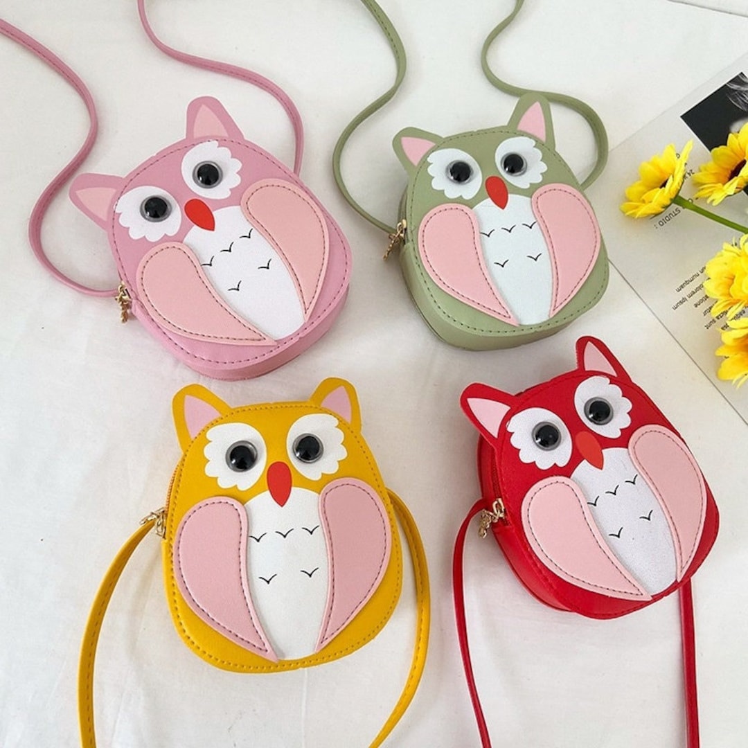 Cute Girls Bag Girl Crossbody Bag Owl Toddler Purse Little Girl ...