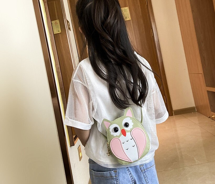 Cute Girls Bag Girl Crossbody Bag Owl Toddler Purse Little Girl ...