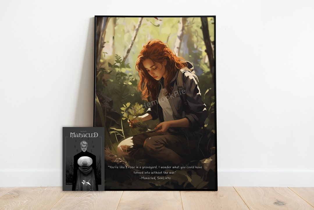 Dramione, "manacled" Portrait Poster, Fantasy Art (digital Download) - Etsy