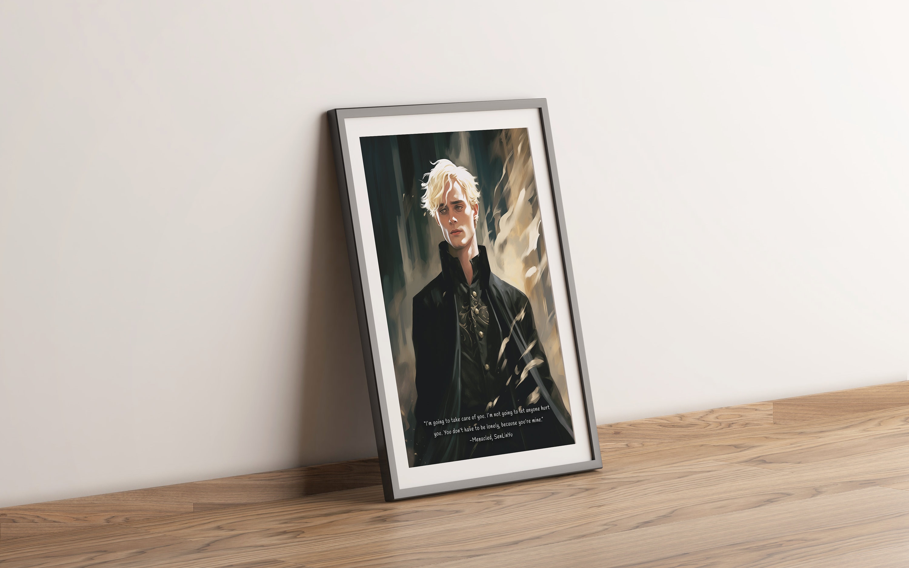 Draco Malfoy Portrait Poster, MANACLED by Senlinyu Digital Download ...