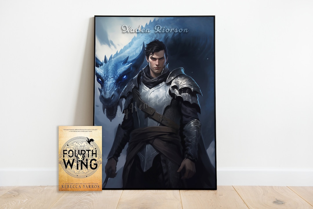 FOURTH WING Xaden Riorson Portrait Poster | Digital Download, Wall Art ...