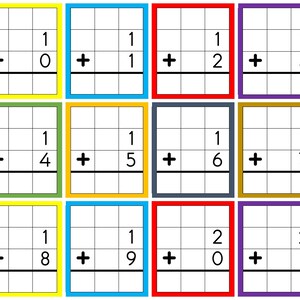 Addition Flash Cards • Numbers 0 to 20 • Printable • Preschool ...