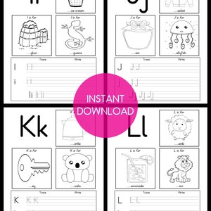 Alphabet Worksheets, Printable Letter Worksheets, Homeschool Worksheets ...