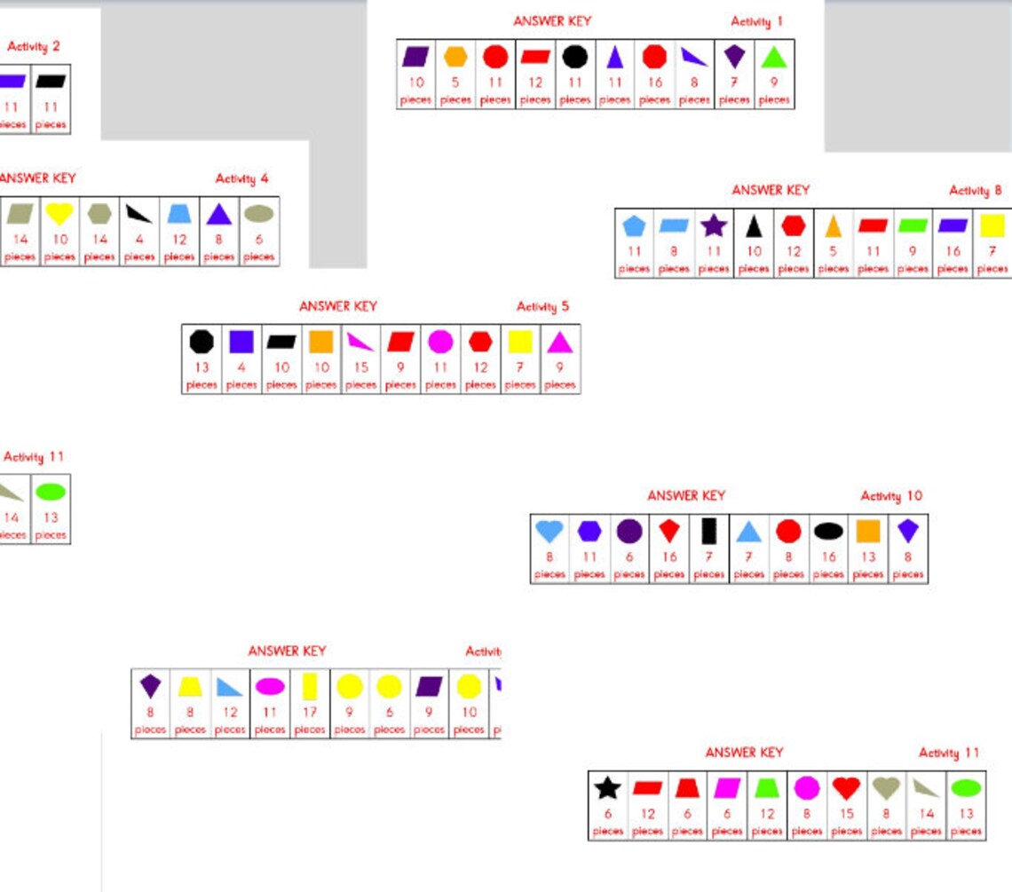 Printable Shapes Search and Count, Counting, Coloring, Homeschool, Kids ...