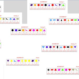 Printable Shapes Search and Count, Counting, Coloring, Homeschool, Kids ...