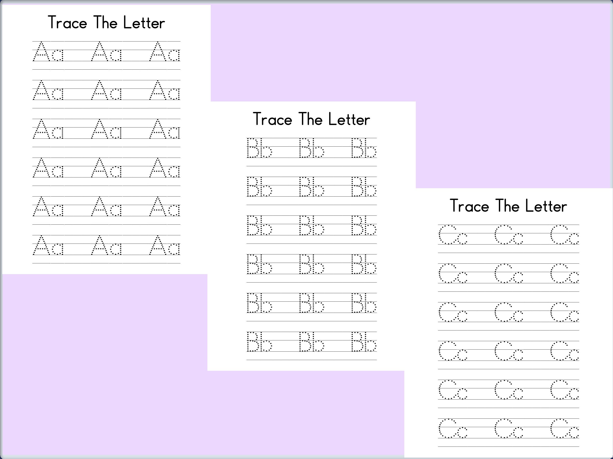 78 Printable Lowercase & Uppercase Alphabet Tracing - Etsy
