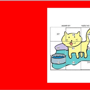 15 Puzzle for 2 and 1 Digit Addition. Addition (adding) Animal Puzzles ...