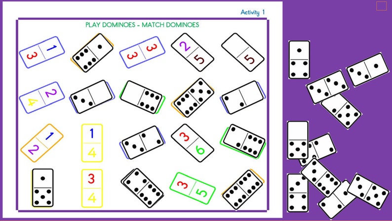 20 Match the Dominoes-play-numbers - Problem Solving - Educational ...