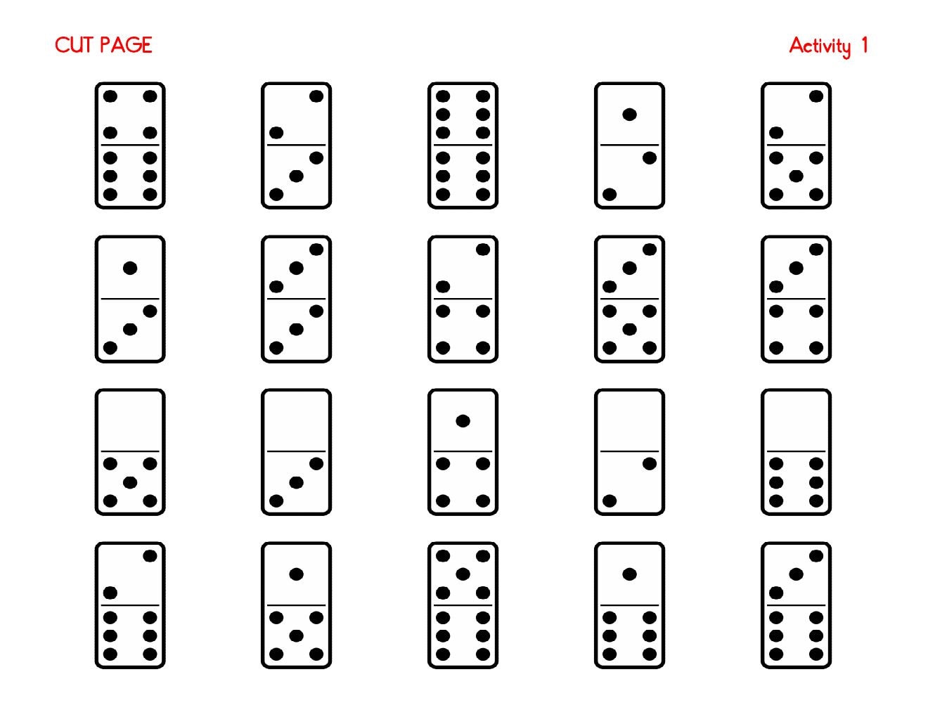 20 Match the Dominoes-play-numbers - Problem Solving - Educational ...