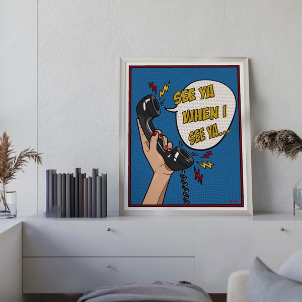 Pop Art Poster - Etsy