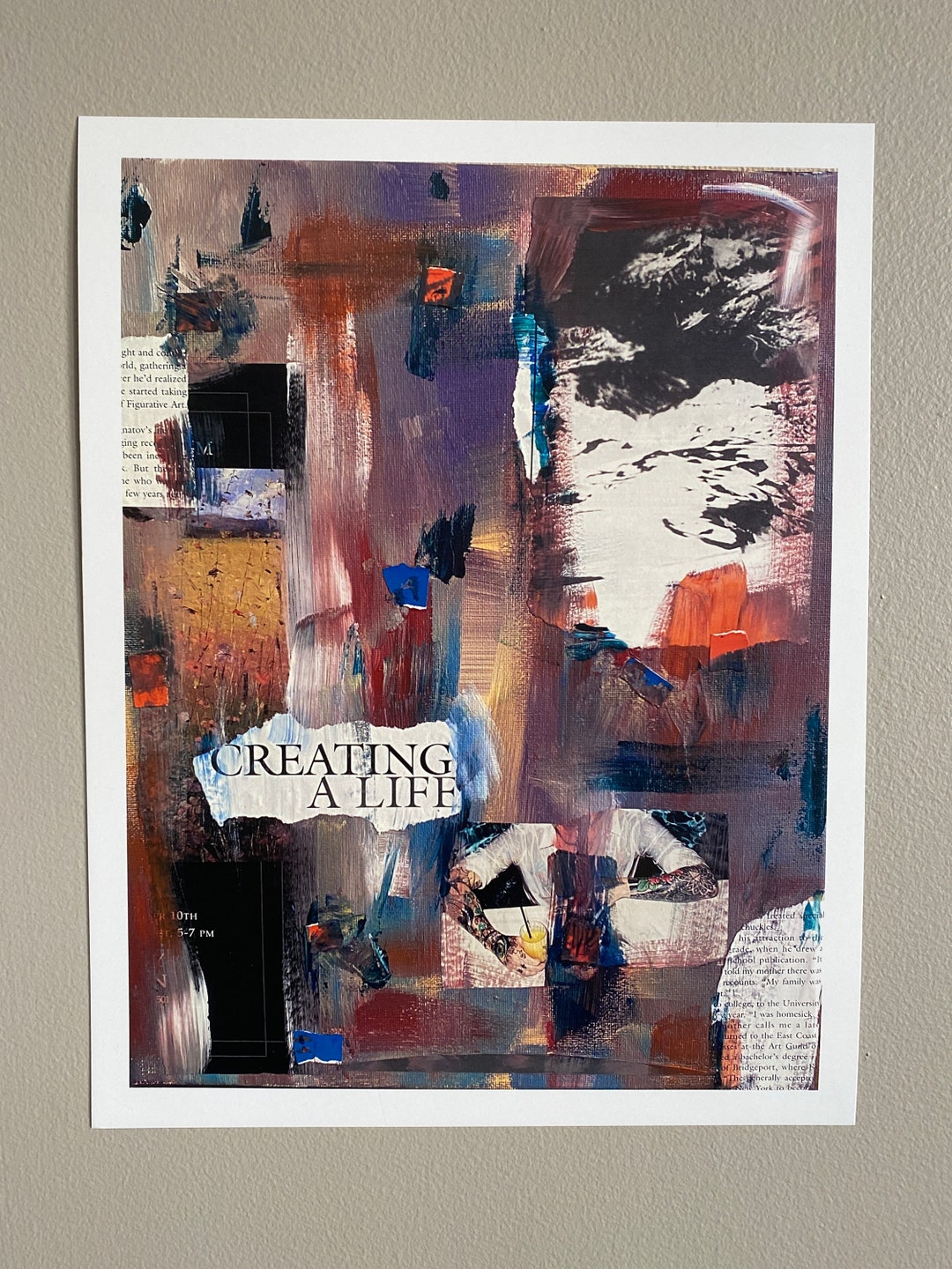 Creating a Life Print/poster - Etsy