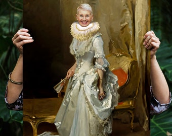 Royal Pose Portrait - Etsy