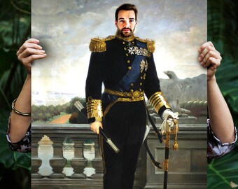 Royal Pose Portrait - Etsy