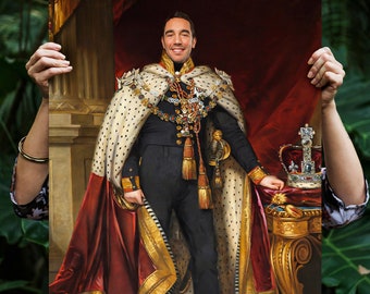 Royal Pose Portrait - Etsy