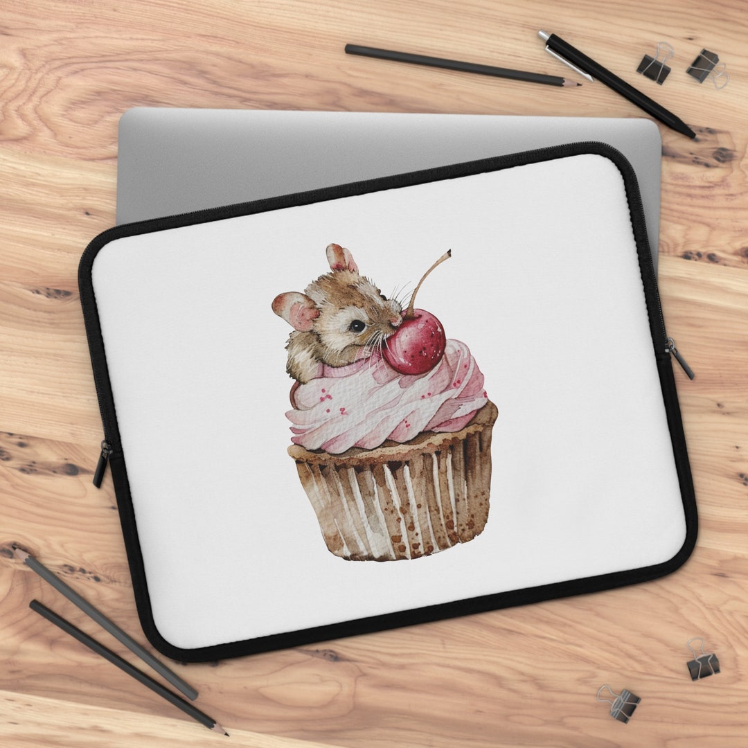 Laptop Sleeve Cute Mouse Tablet Bag Food Aesthetic for Kids Laptop Bag ...