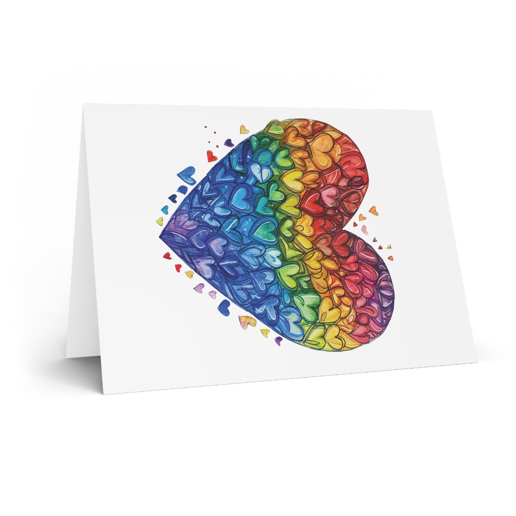 Lgbtqia Love Heart Rainbow Greeting Card, You Belong, You Do You ...