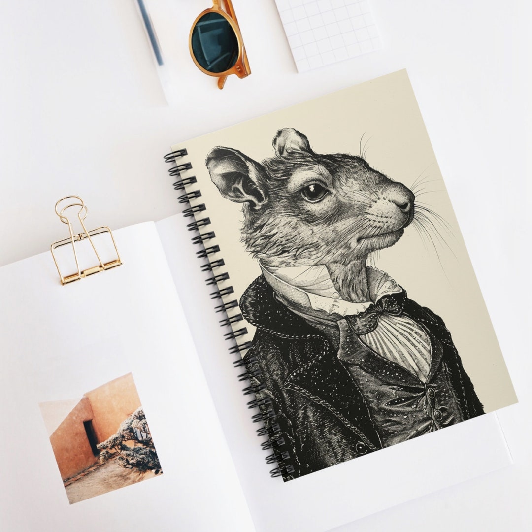 Spiral Notebook Rat Dark Academia Art Gothic Mystical, Art, Aesthetic ...