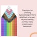 Progress Flag Rainbow Pride Beading Pattern Brick Style Loom Design ...