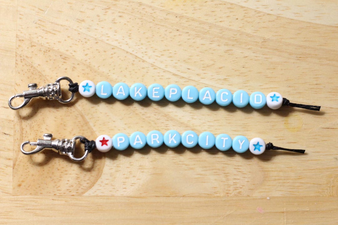 Light Blue Sliding Track Keychains - Etsy